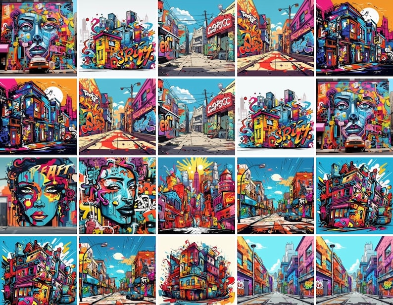 Urban Clip Art Commercial Use Instant Download Clip Art Urban Color Png ...