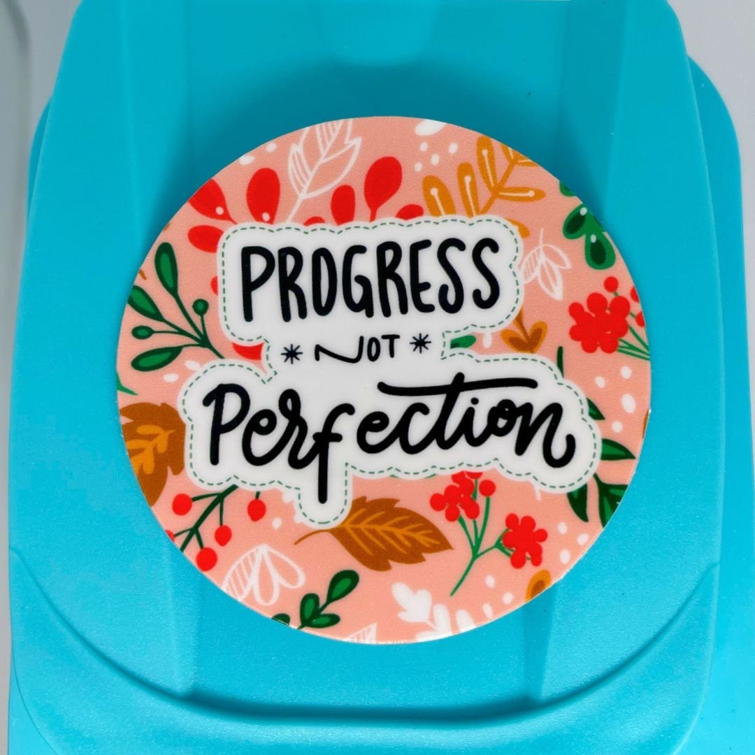 Positive Affirmation Sticker 'progress not Perfection - Etsy