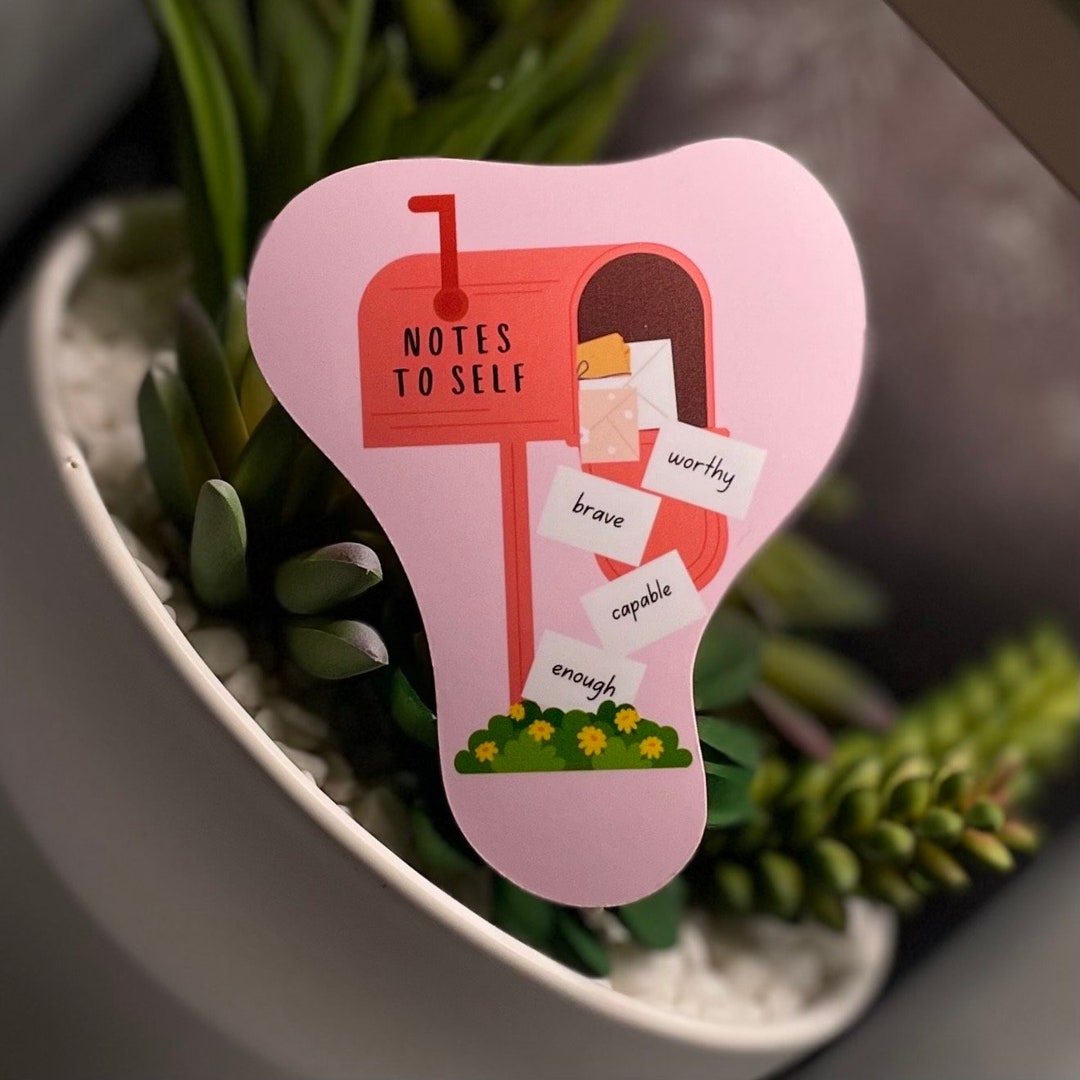 Positive Notes to Self Positive Affirmations Sticker Mental Health ...