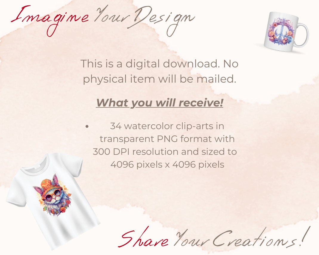 Groovy Retro Hippie Halloween Clipart Set Fall Pastel - Etsy