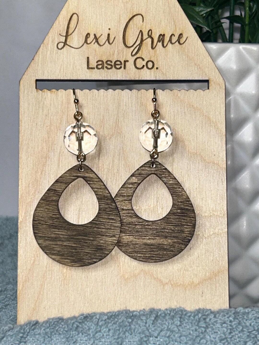 Simple Teardrop With Cutout Center-svg-digital Laser Cut File Only6 - Etsy