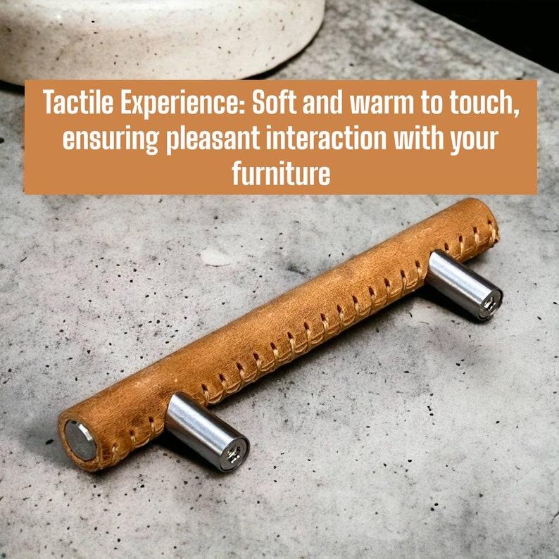 Hand-stitched Italian Leather Drawer Pulls: European Cabinet Hardware ...