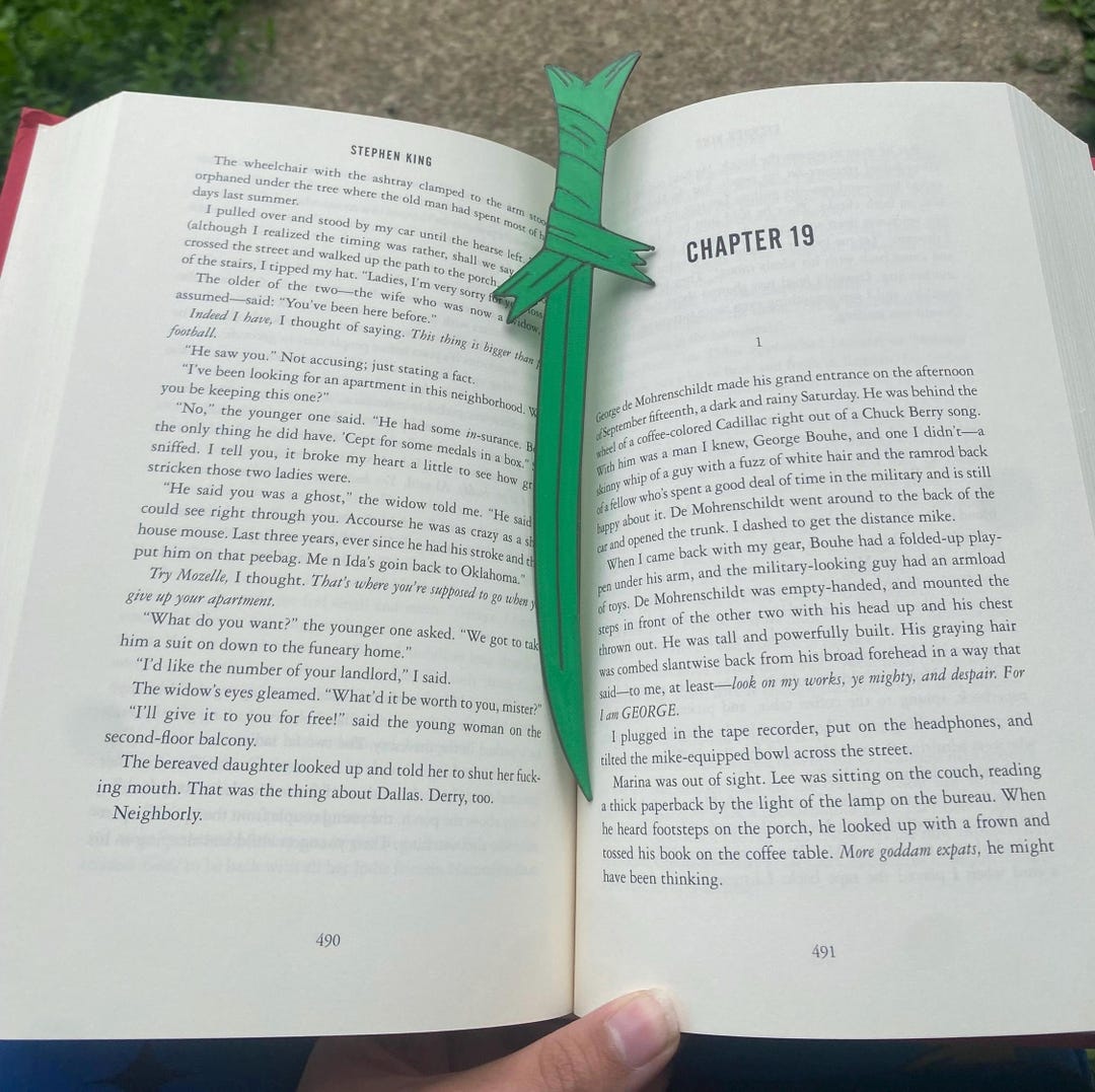 Adventure Time Grass Sword Bookmark – Finn’s Iconic Sword Page Marker ...