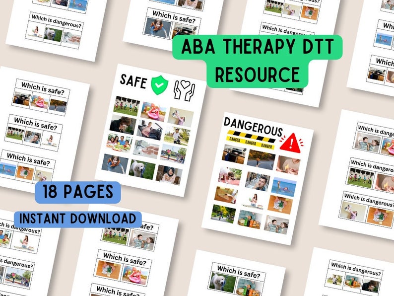 ABA Therapy Safe and Dangerous Special Education Resources Behavior ...