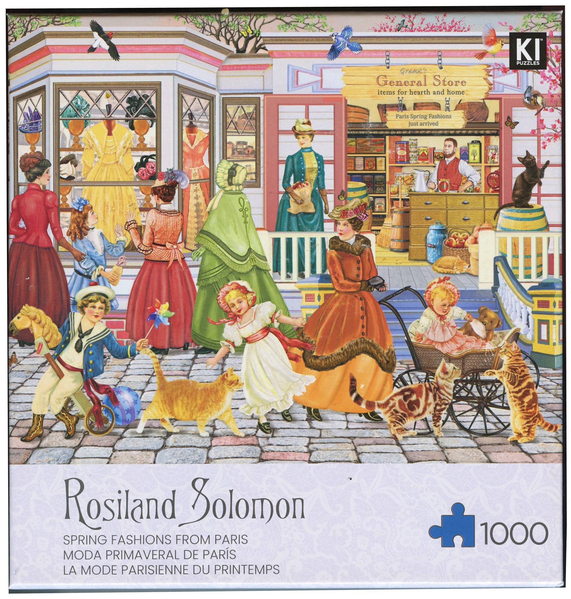 Spring Fashions From Paris, My Painting, 1000 Piece Unopened Puzzle ...