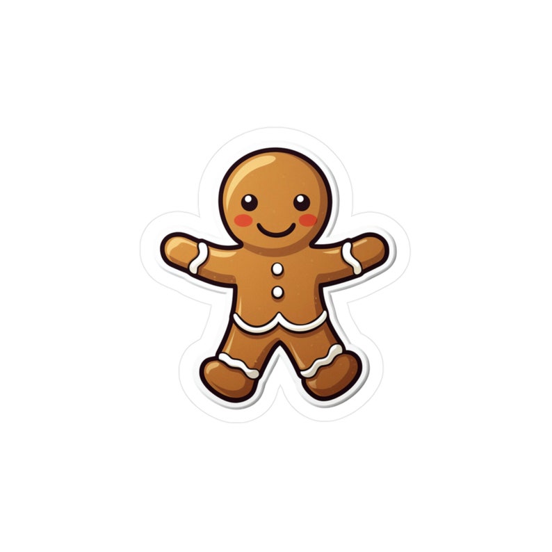 Gingerbread Man 2 Vinyl Decals - Etsy