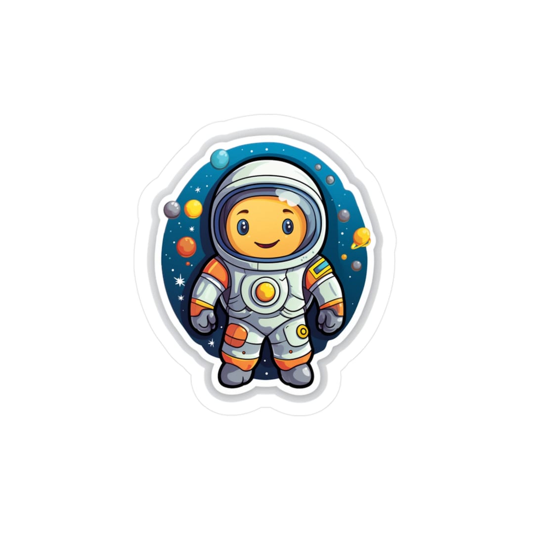 Space Astronaut Vinyl Decal/sticker - Etsy