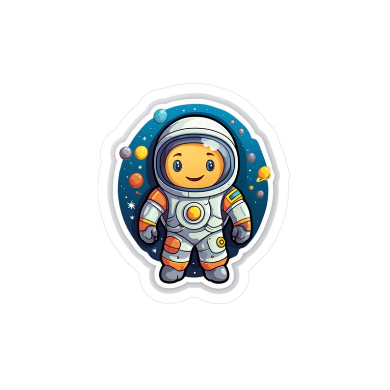 Space Astronaut Vinyl Decal/sticker - Etsy