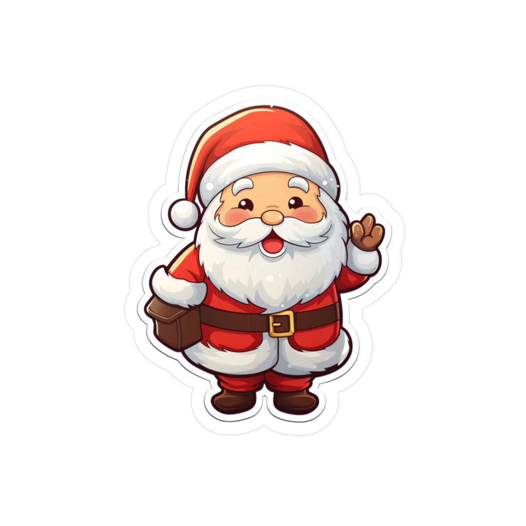 Santa 1 Vinyl Decals - Etsy