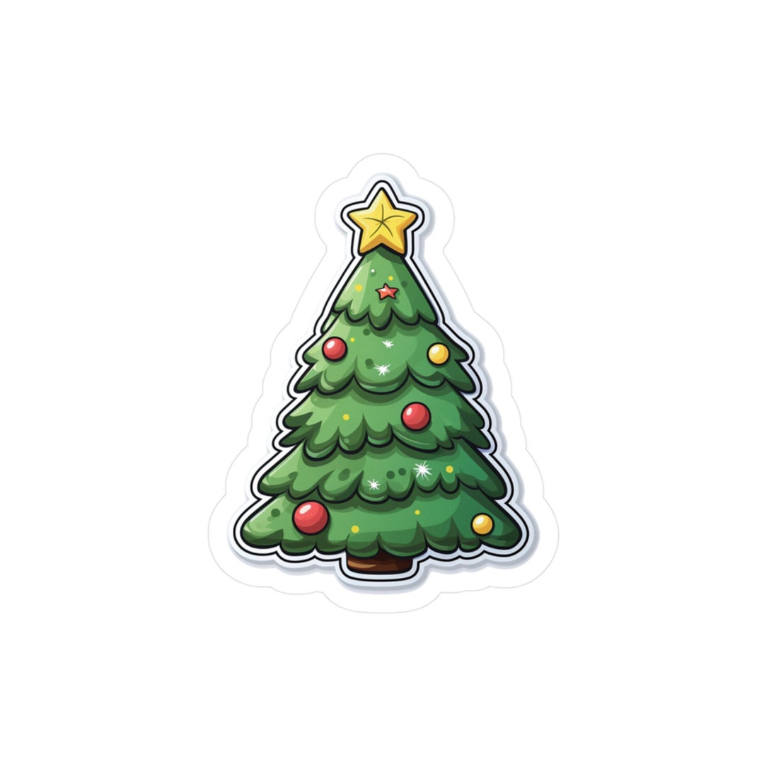 Christmas Tree Vinyl Decals - Etsy
