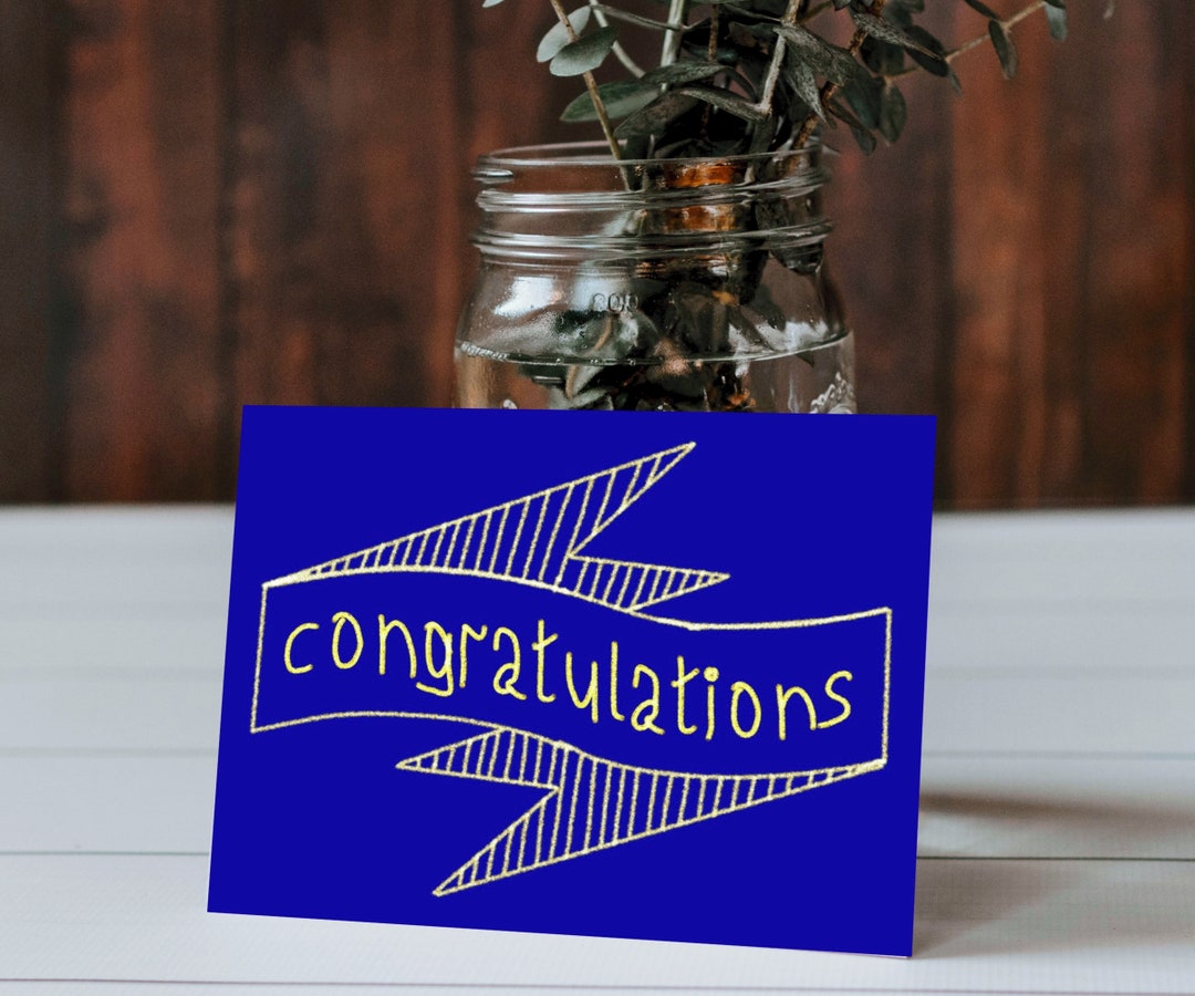 Congratulations Card Printable Graduation Card Congrats Card Class 2023 ...