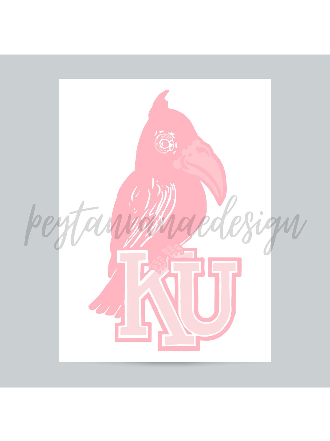 KU, Jayhawk, College, Decor, Decoration, Cute, Trendy, Pink - Etsy