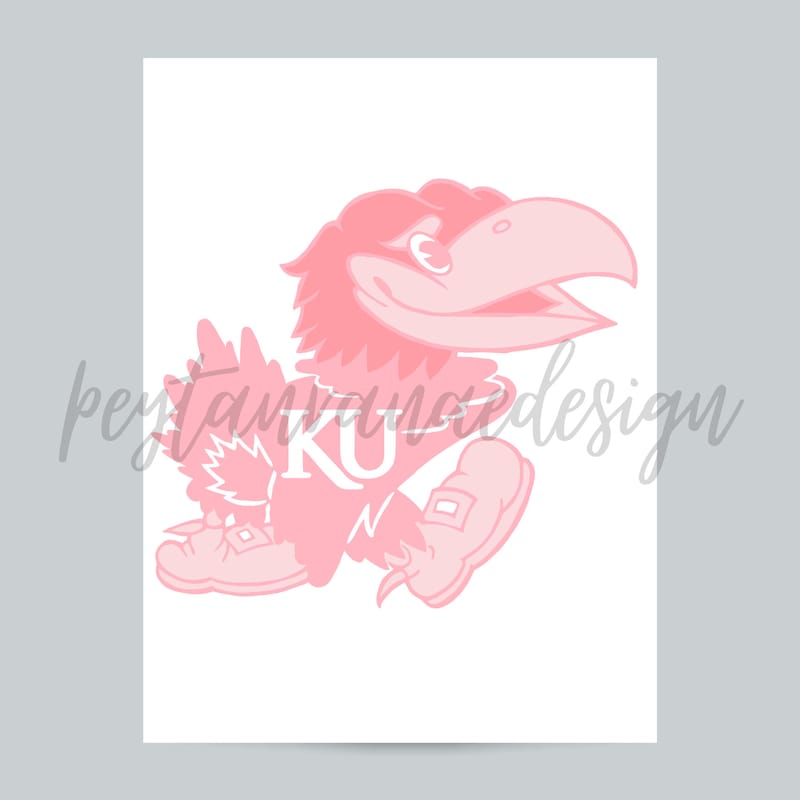 Ku Pink Wall Art - Etsy