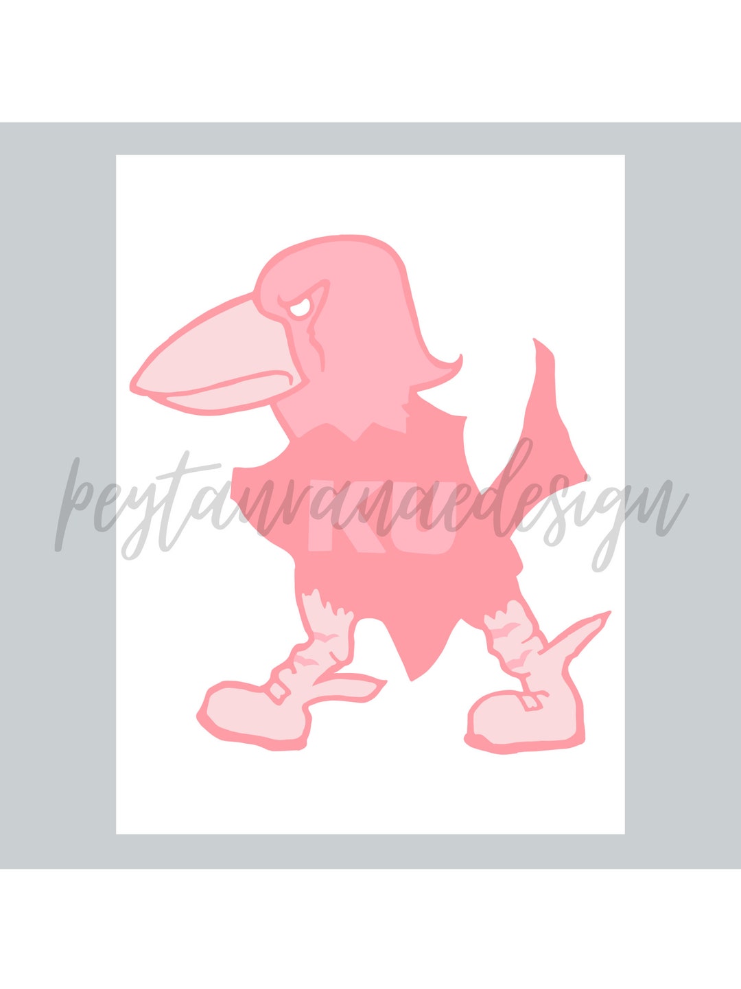 KU, Jayhawk, College, Decor, Decoration, Cute, Trendy, Pink - Etsy