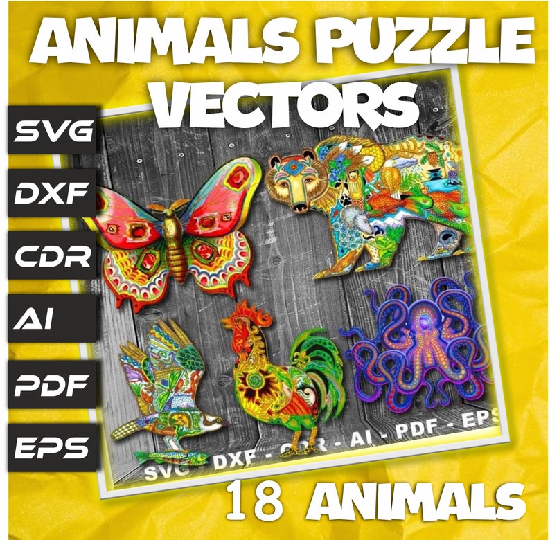 3D Animal Puzzle Files for Animal Lovers! Step Into Digital ...