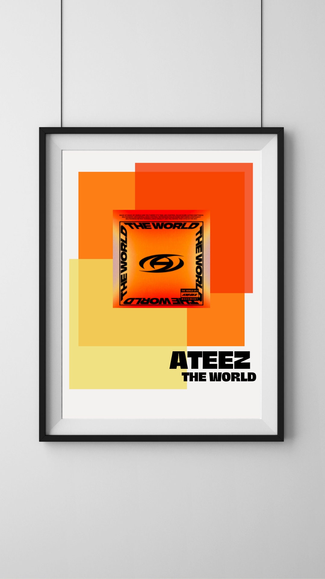 ATEEZ PRINT the World - Etsy