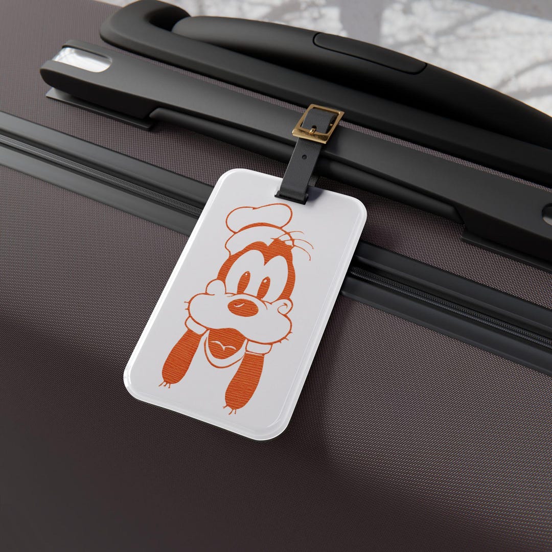 Goofy Tag, Disney Luggage Tag, Disneyland Luggage Tag, Disney World ...