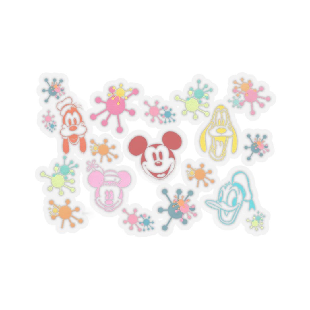Retro Fab 5 Disney Stickers, Retro Disney Sticker, Disney Sticker ...