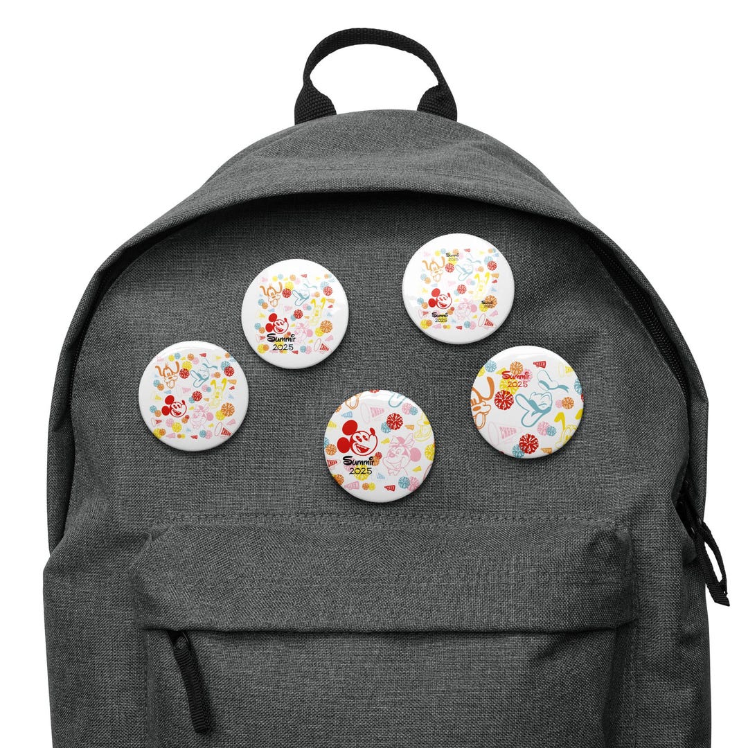Disney Summit or World Cheerleading Set of Pin Buttons, Disney World ...