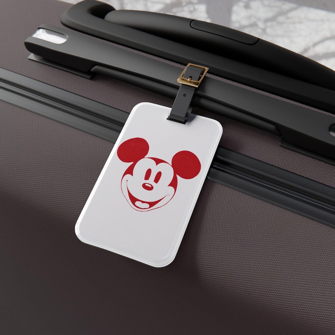 Mickey Mouse Tag, Disney Luggage Tag, Disneyland Luggage Tag, Disney ...