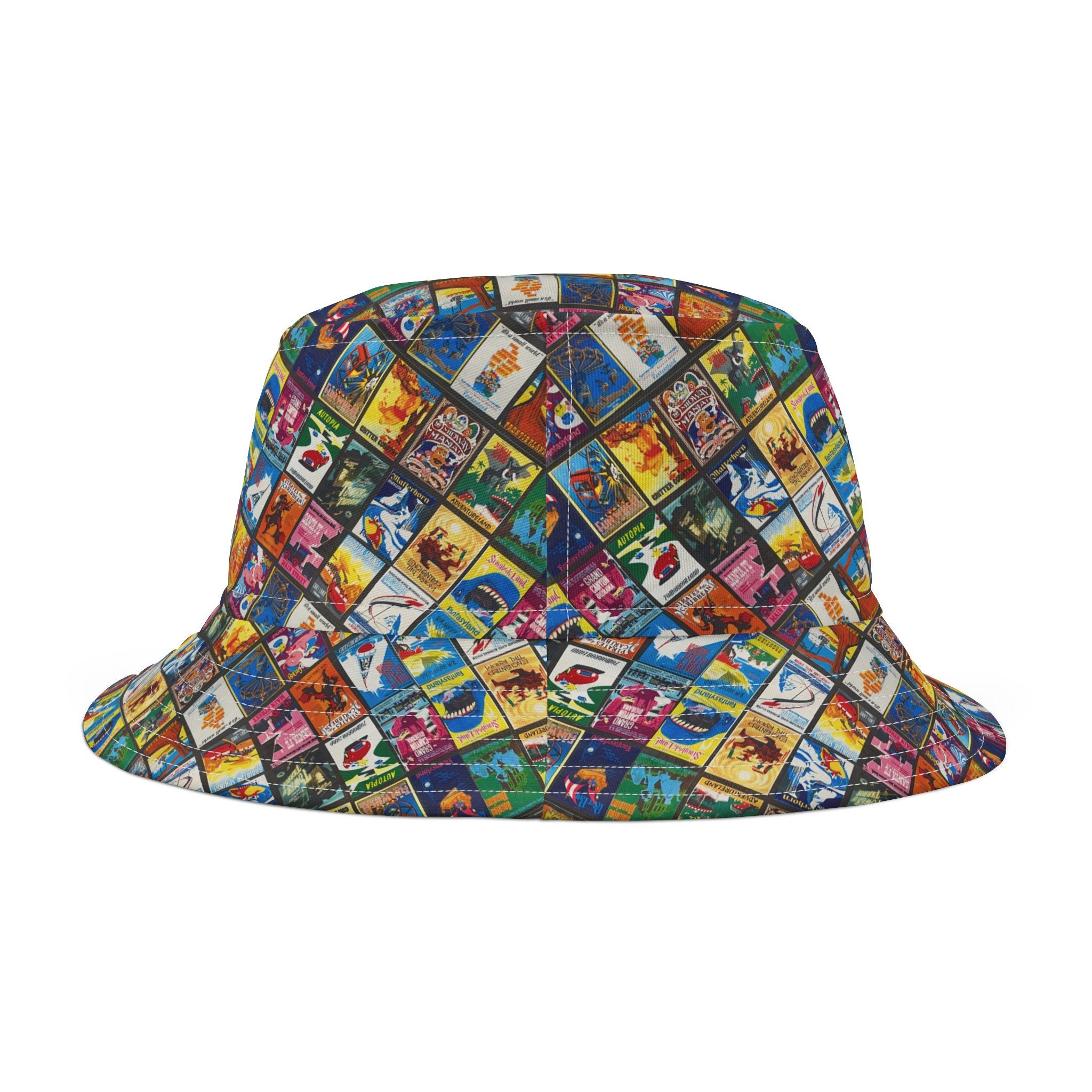 Disney Bucket Hat, Retro Disney Poster Bucket Hat, Disneyland Bucket ...