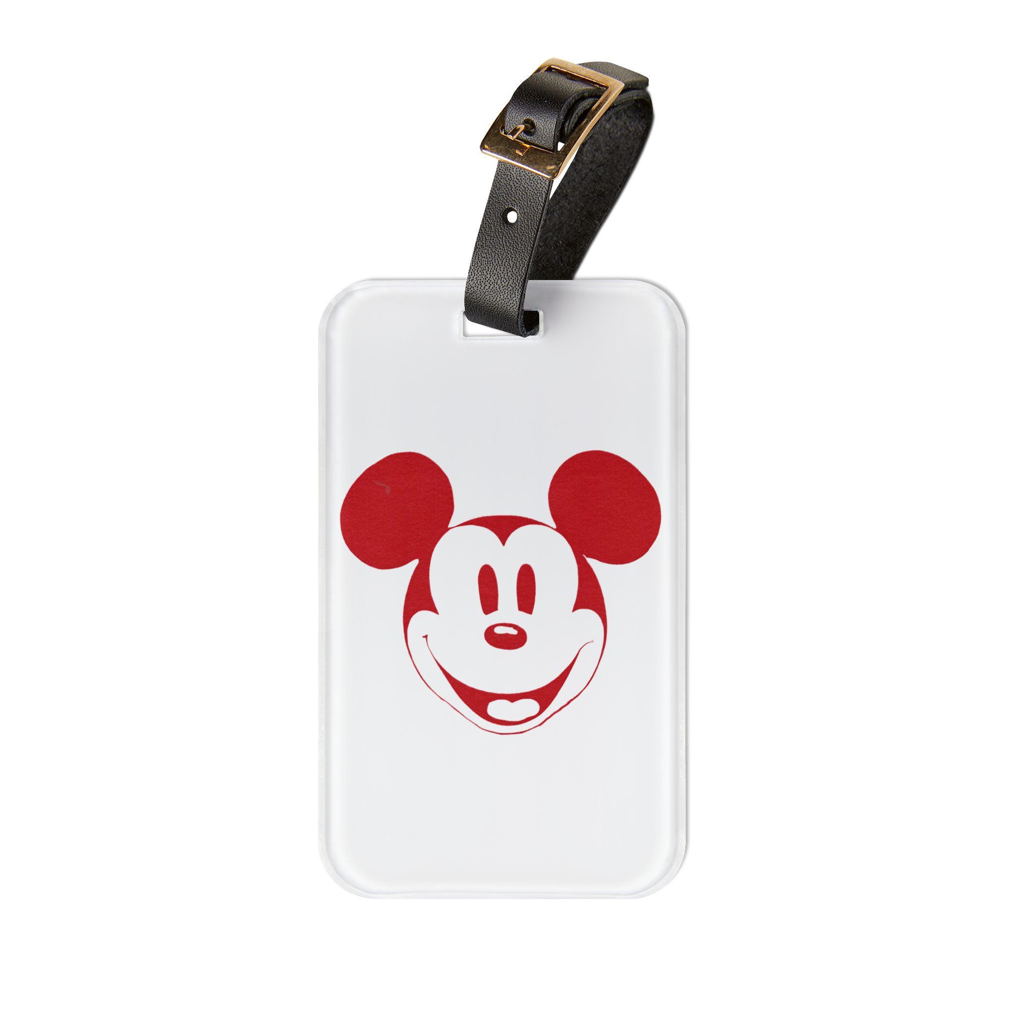 Mickey Mouse Tag, Disney Luggage Tag, Disneyland Luggage Tag, Disney ...