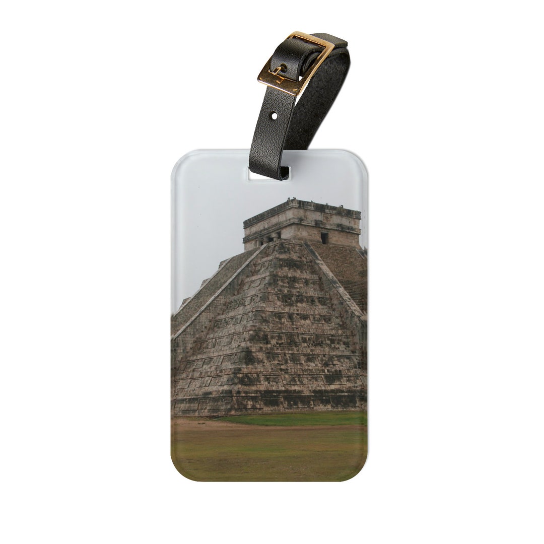 Mexico Luggage Tag, Chichen Itza Luggage Tag, Luggage Tag, Mexico ...