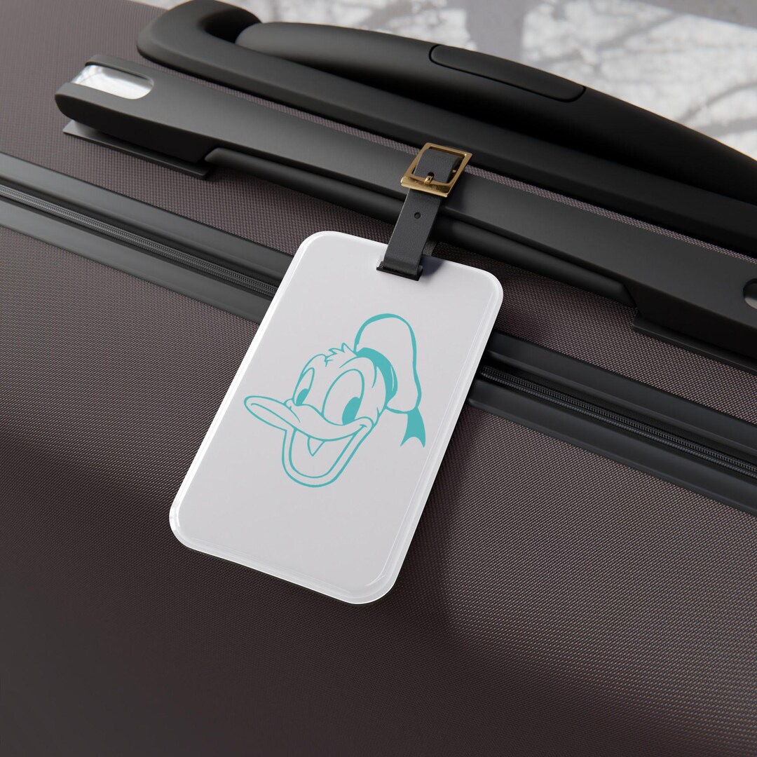 Donald Duck Tag, Disney Luggage Tag, Disneyland Luggage Tag, Disney ...