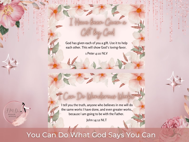 Prayer Affirmation Cards Bible Verse Cards Bible Scripture Cards Who ...