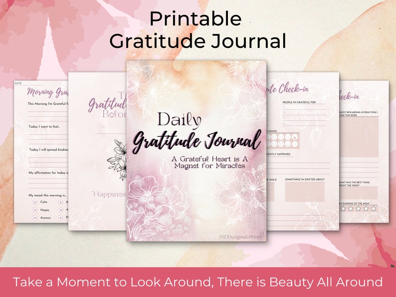 Printable Gratitude Journal Printable Gratitude Journal Daily ...