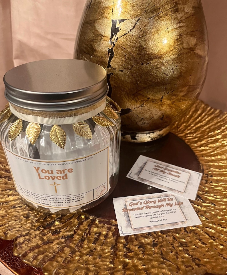 Personalized Prayer Affirmation Jar: 60 Days of Encouragement ...