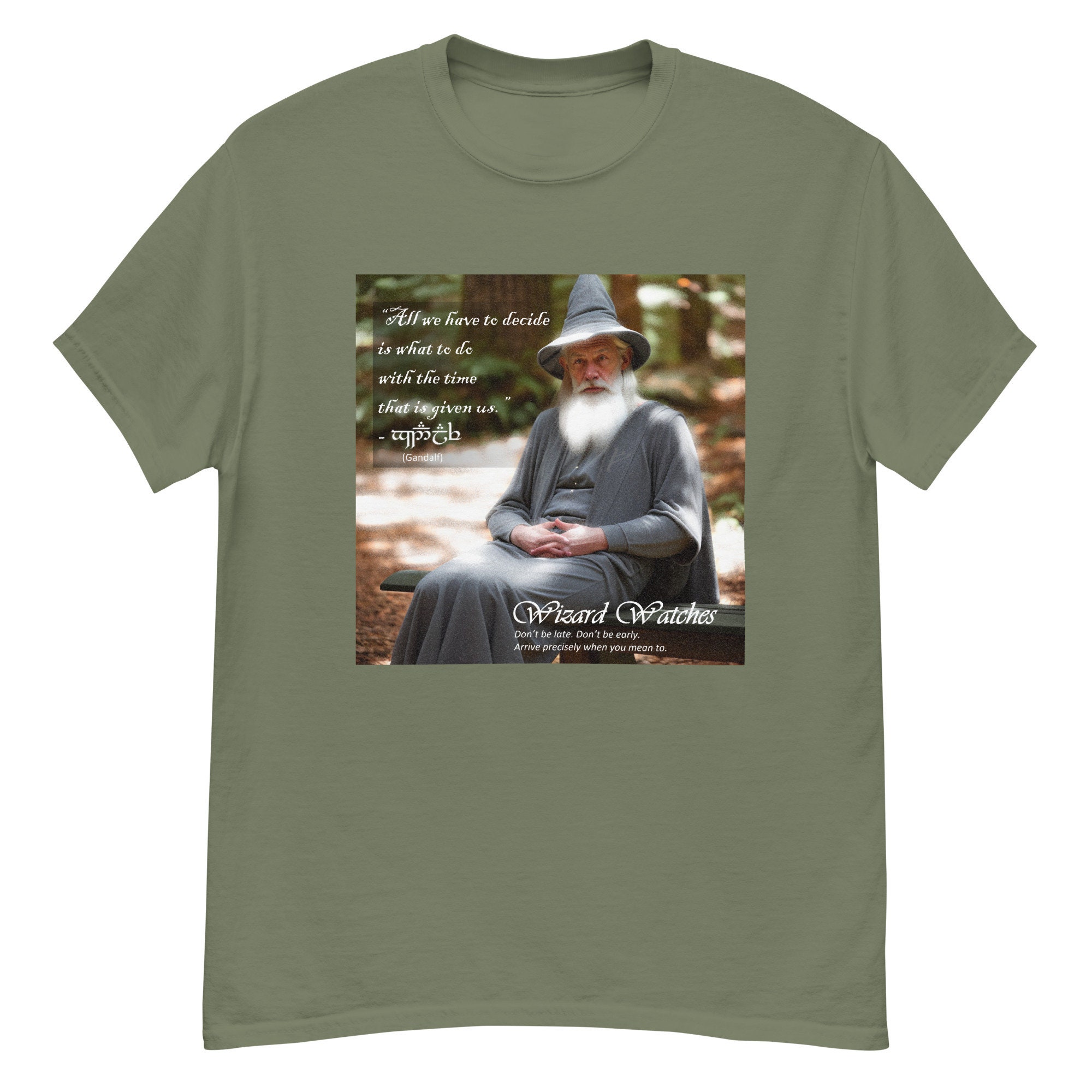 Lord of the Rings Themed Wizard Watches Mens Lightweight T-shirt - Etsy