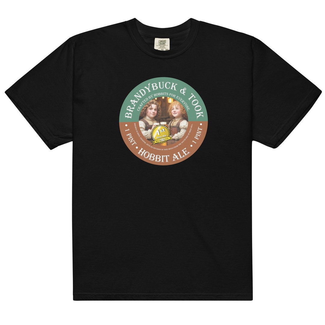 Lord of the Rings Themed Brandybuck & Took Hobbit Ale Men’s Garment ...