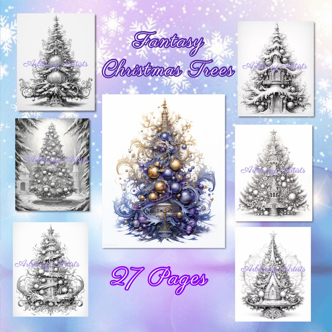 Fantasy Christmas Trees - Etsy