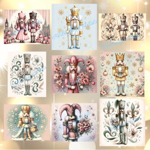 Unique Nutcrackers 29 Grayscale and Colored Version Coloring Pages, Holiday, Christmas - Etsy