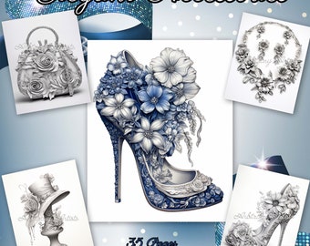 Weirdcore Interiors 25 Adult Coloring Pages - Etsy