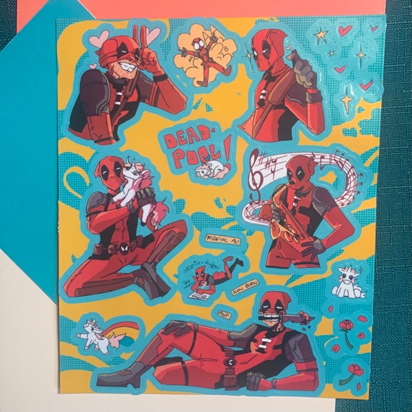 Deadpool Sticker - Etsy