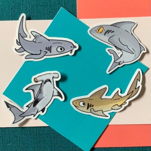 Shark Sticker Pack - Etsy