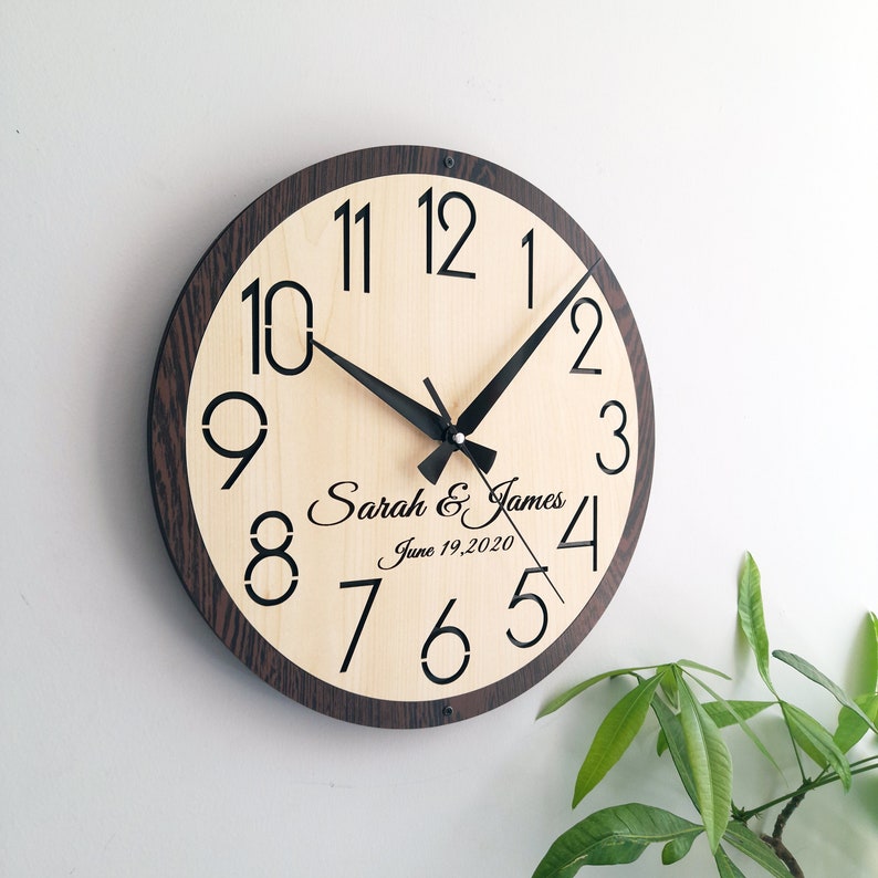Modern Wall Clock,personalized Custom Wall Clock,wall Decor for Living ...
