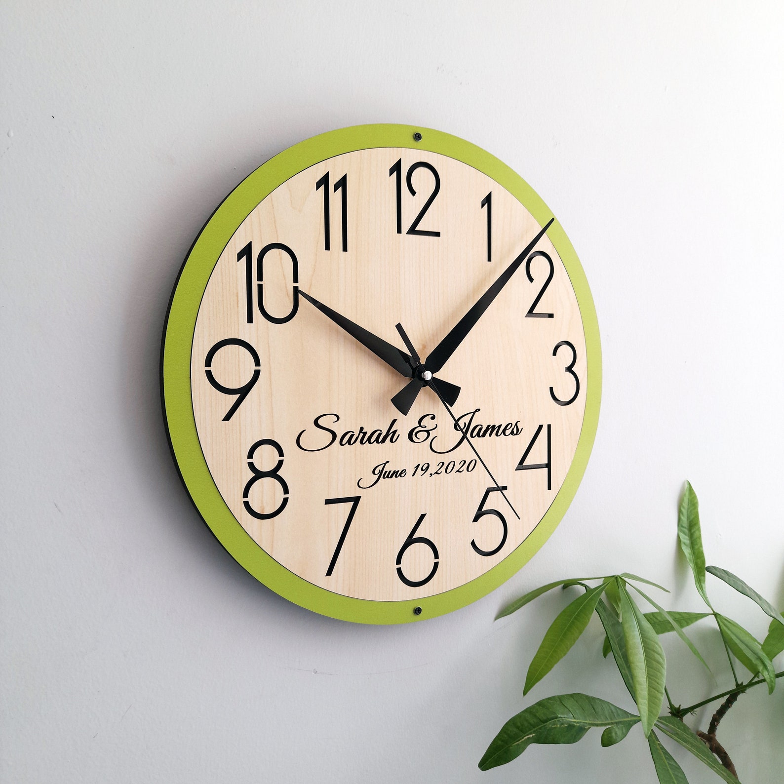 Modern Wall Clock,personalized Custom Wall Clock,wall Decor for Living ...