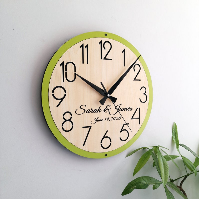 Modern Wall Clock,personalized Custom Wall Clock,wall Decor for Living ...