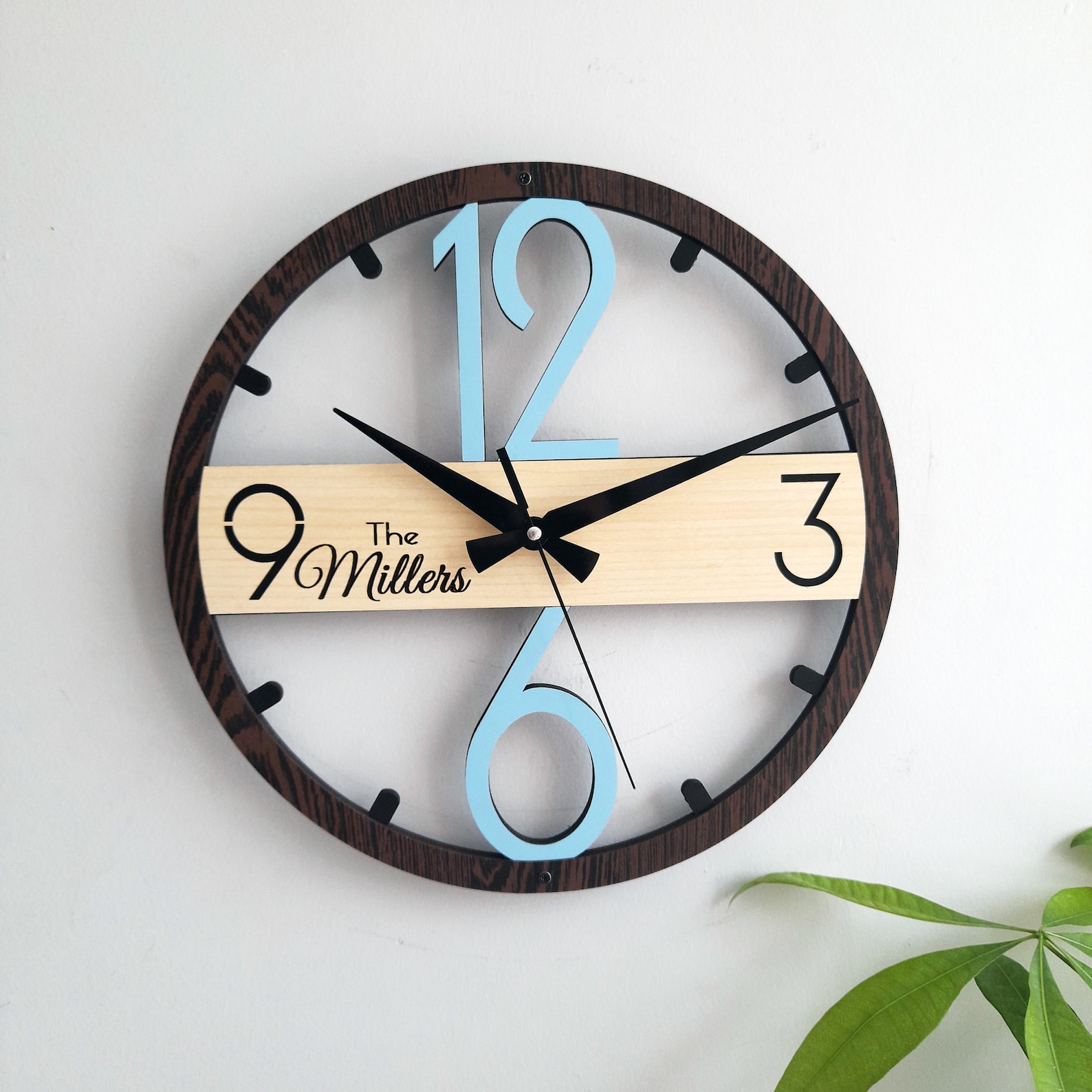 Modern Wall Clock,personalized Custom Unique Design,wall Decor for ...
