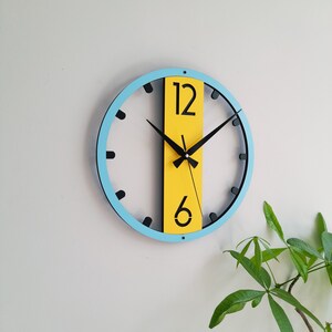 Non-ticking Wall Clock Silent Battery Operated Round Modern Simple ...