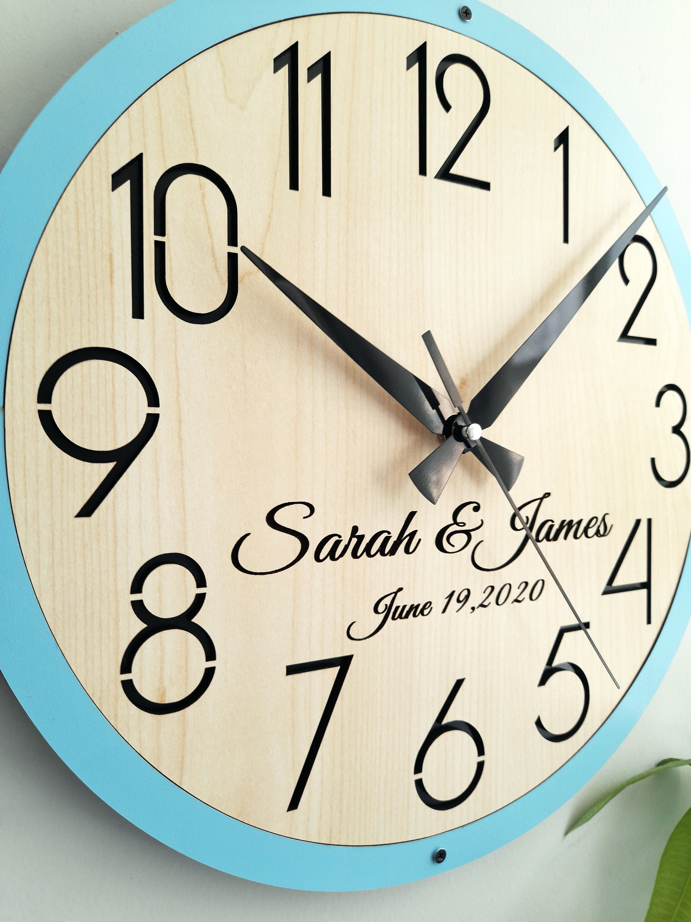 Modern Wall Clock,personalized Custom Wall Clock,wall Decor for Living ...