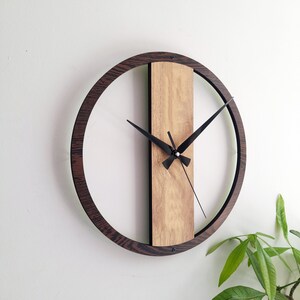 Wall Clocks in Minimalist Style,simple Wood Clocks,wall Decor for ...
