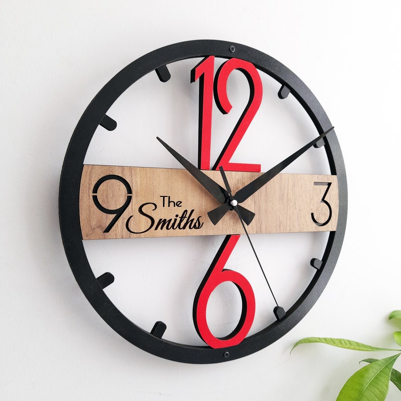 Personalized Wall Clockunique Custom Wall Clockswall Decor - Etsy