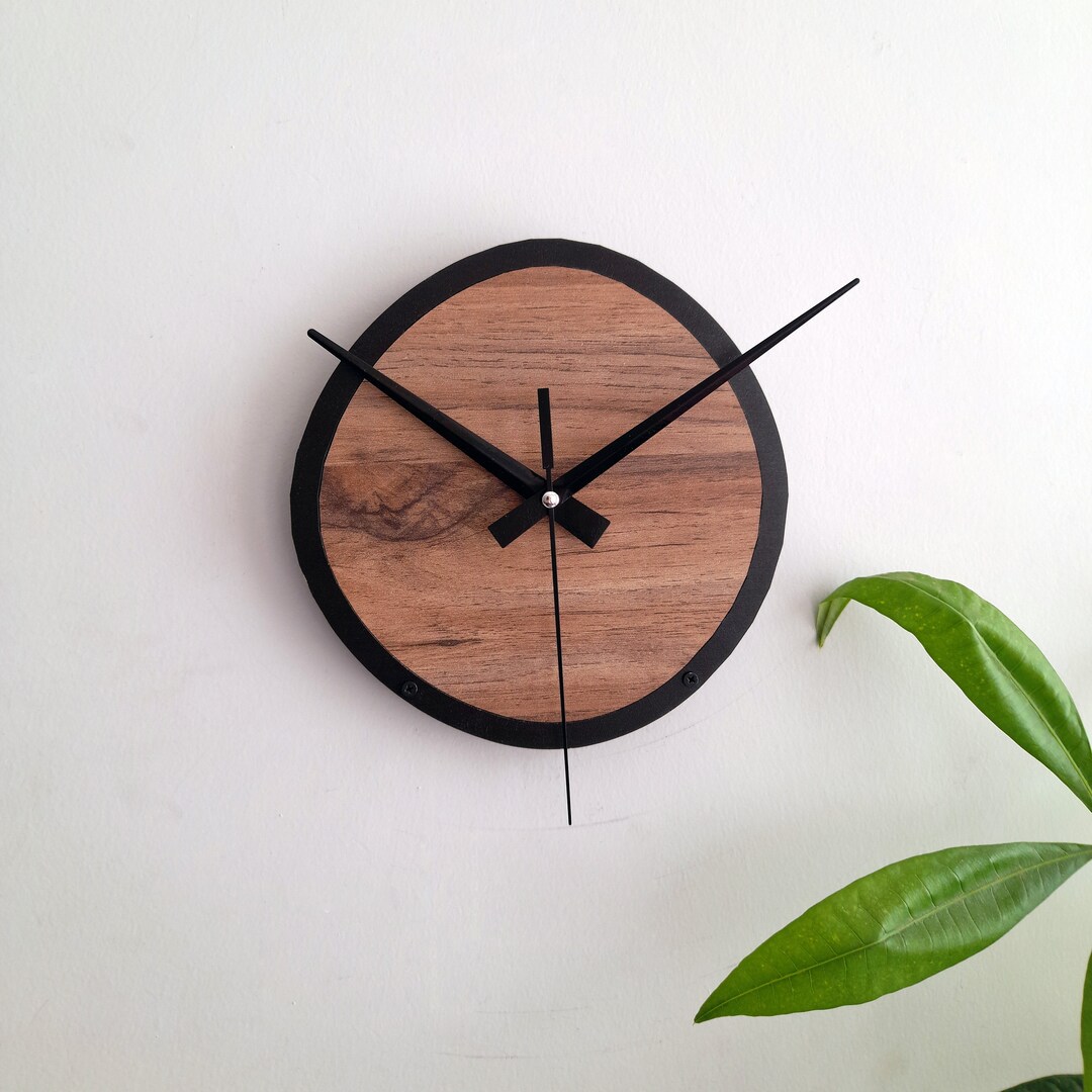 Minimalist Wall Clock Without Numbers ,modern Simple Non-ticking,decor ...