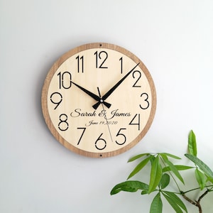 Modern Wall Clock,personalized Custom Wall Clock,wall Decor for Living ...