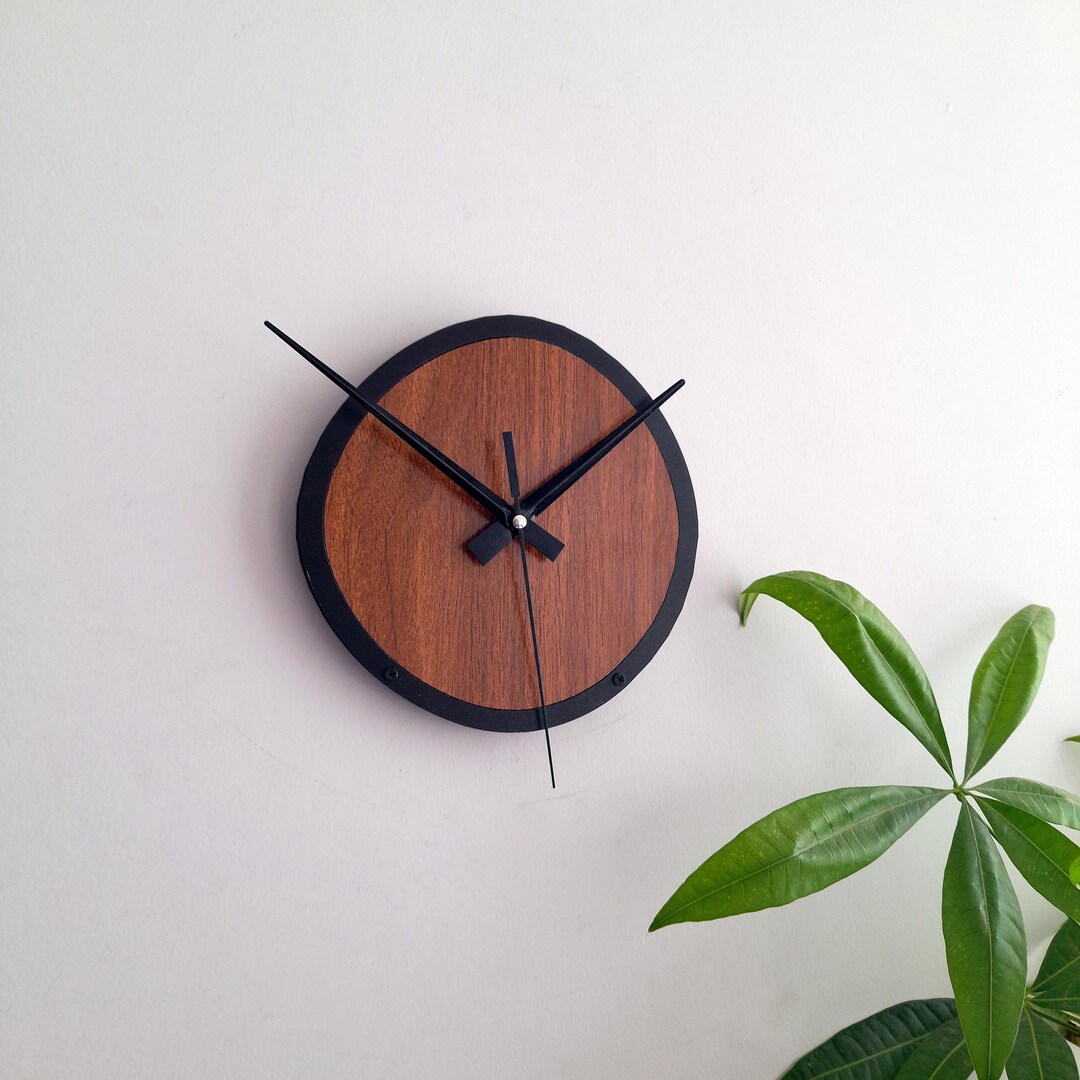 Minimalist Wall Clock Without Numbers ,modern Simple Non-ticking,decor ...
