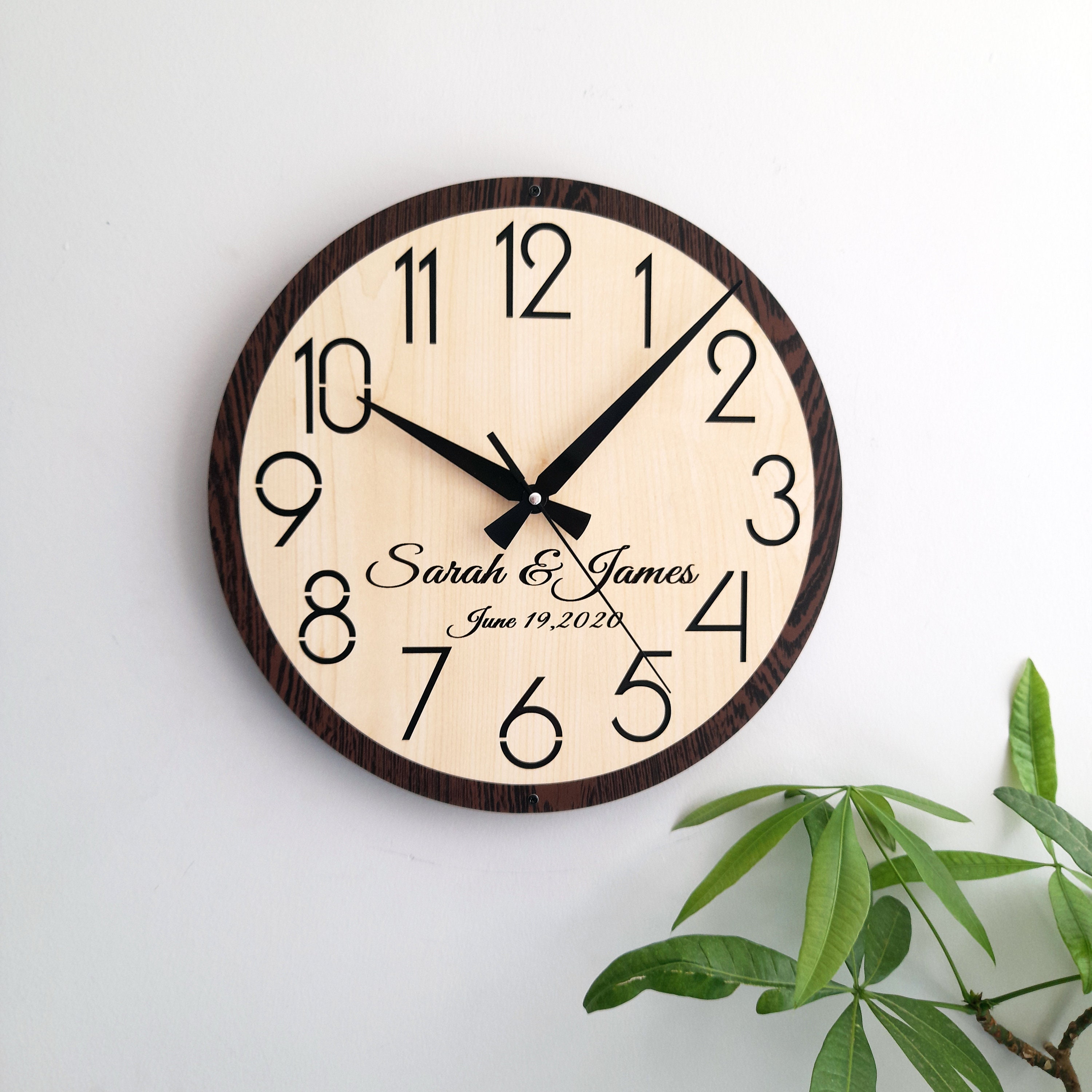 Modern Wall Clock,personalized Custom Wall Clock,wall Decor for Living ...